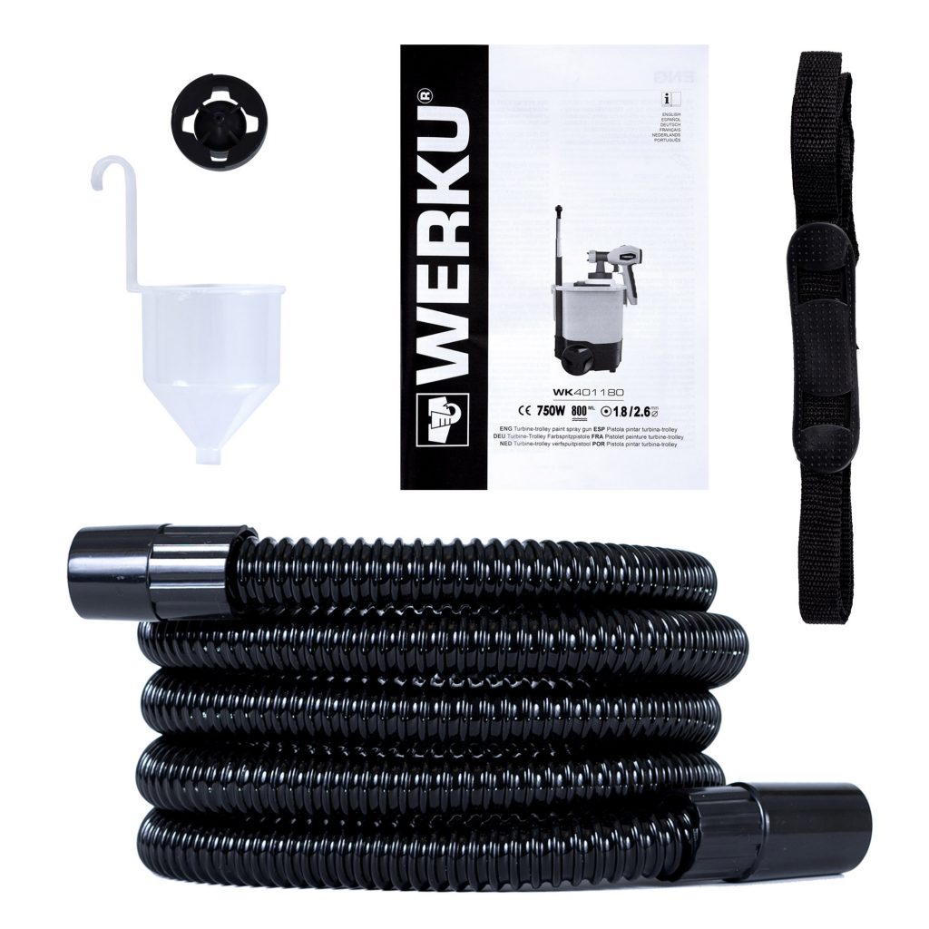 Pistola Pintar Succión Turbina 650 W - Werku